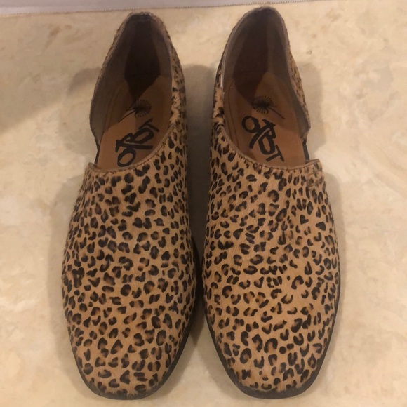 OTBT | Shoes | Otbt Coyote Cheetah Hair On Leather Dorsay Loafers ...